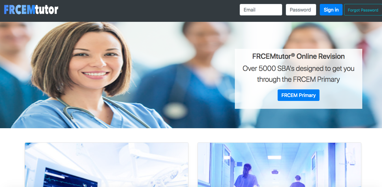 MRCEM Primary & MRCEM intermediate question banks | FRCEMtutor